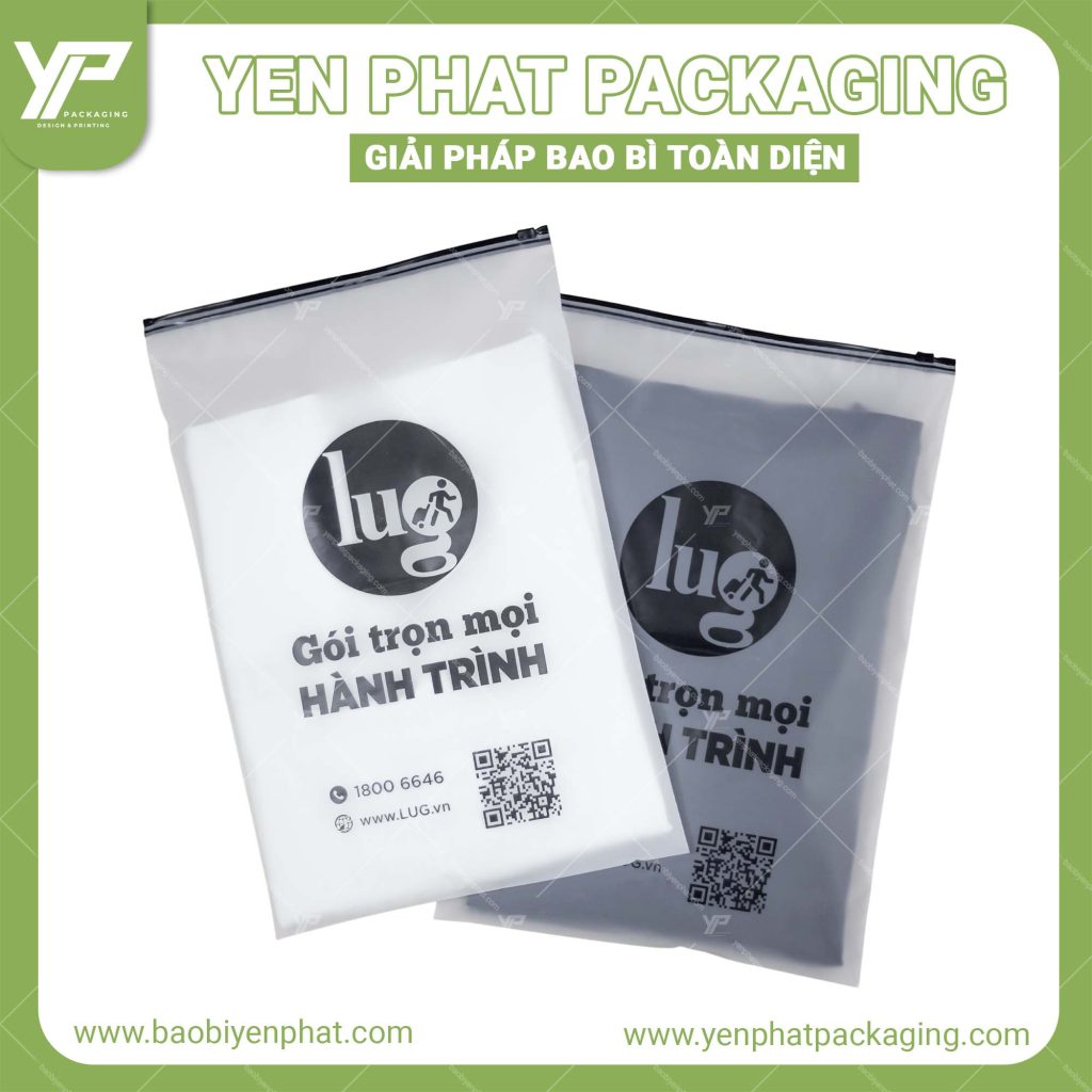 Xưởng in túi zip lụa mờ khoá kéo CPE giá rẻ, uy tín tại HCM - Yến Phát ...